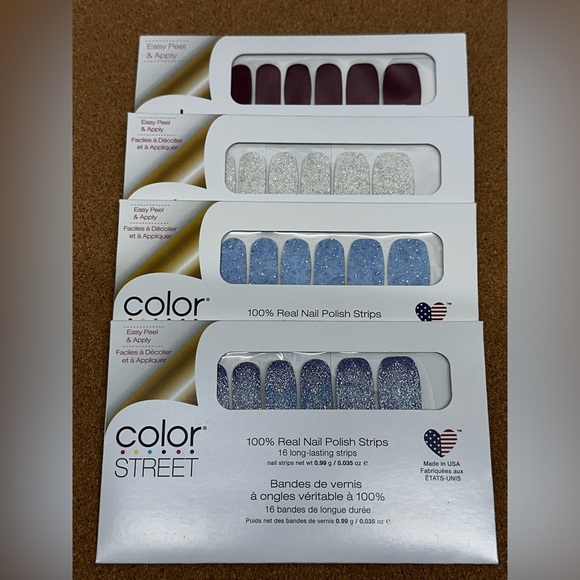 Color Street | Makeup | Holiday Lot Of Color Street Nail Polish Strips ...